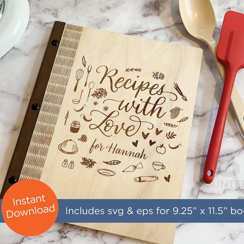 Handmade Recipe Book - Etsy