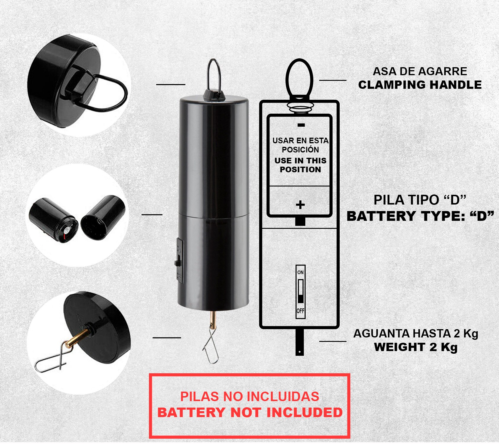Spin Art - Battery Operated - Wind Spinner - Lightweight Hanging Motor ...