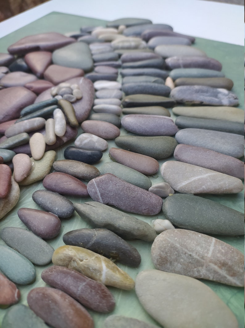 Native American Pebble Picture Stone Art Wall Decor - Etsy