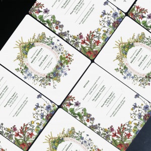 Custom Botanical Invitation Design - Etsy