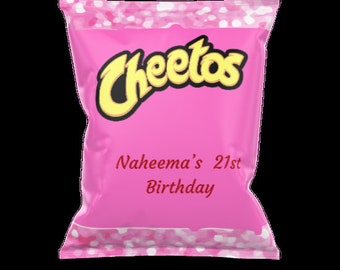 Hot Cheetos Chip Bag Template - Etsy