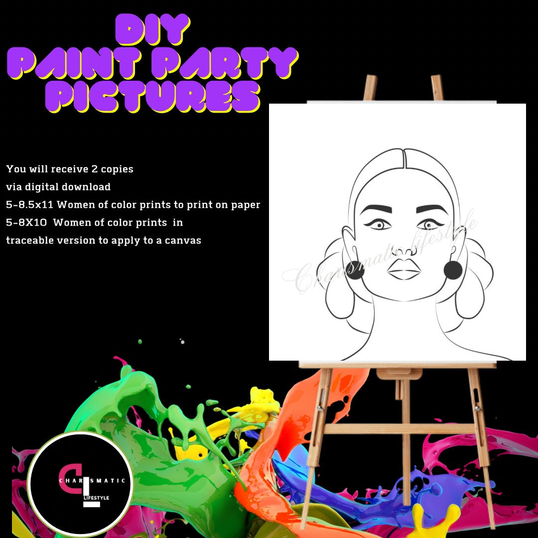 Beautiful Women of Color Prints SVG,JPG,PDF - Etsy