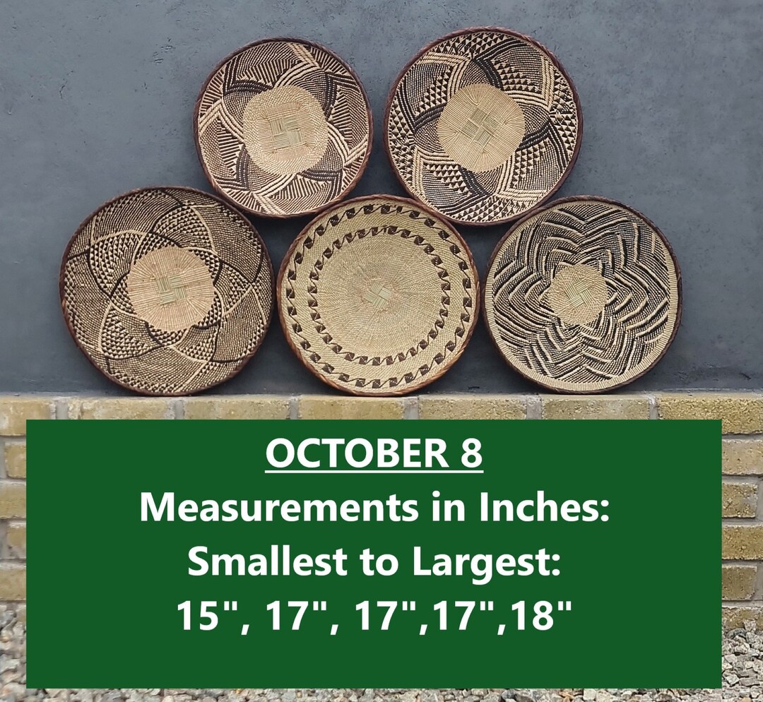 Binga Baskets Variety: Choose From Ten Sets Each Set Has Six Baskets ...