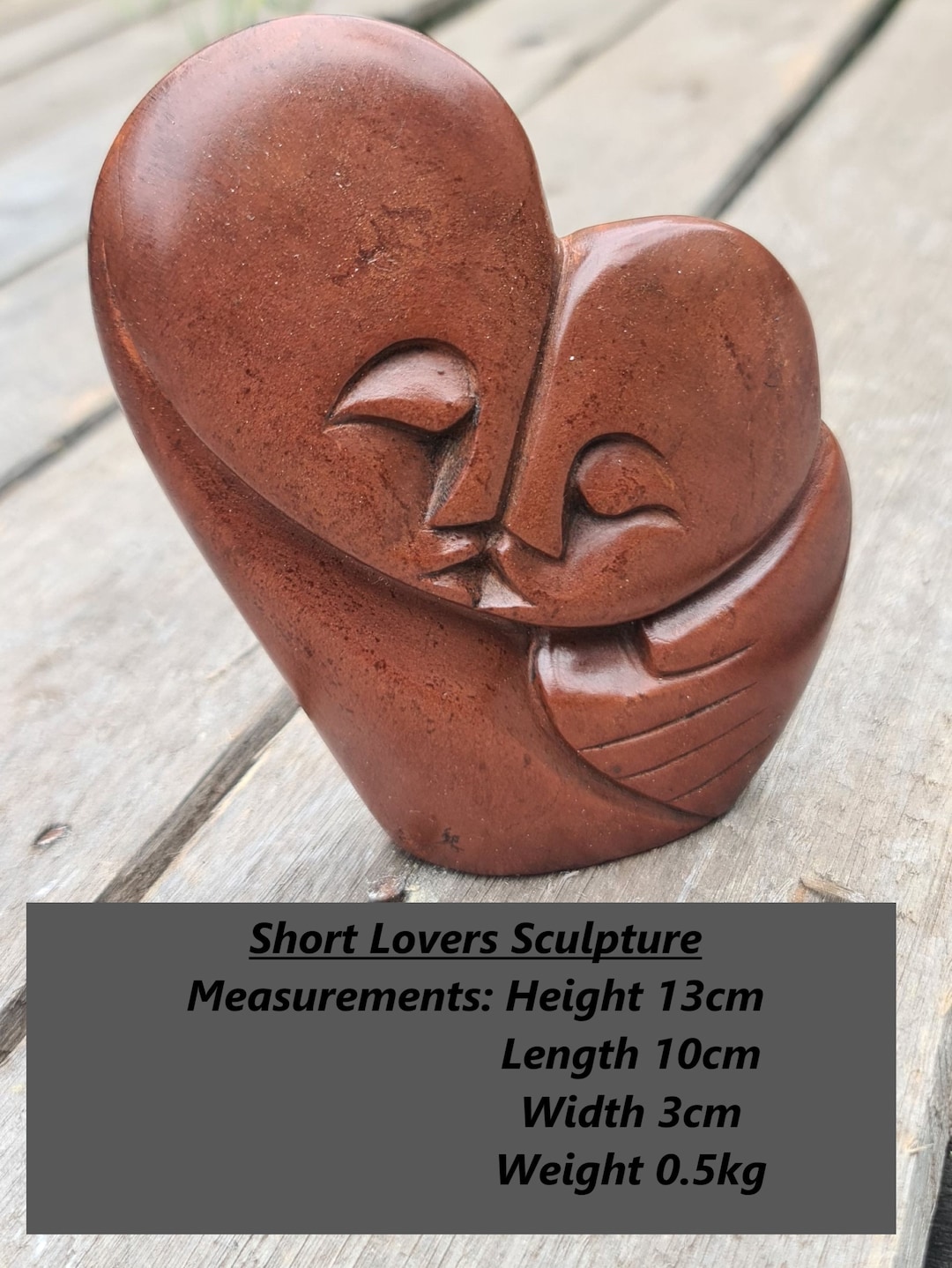 Red Jasper Lovers Sculpture Shona Stone Art From Zimbabwe Free ...