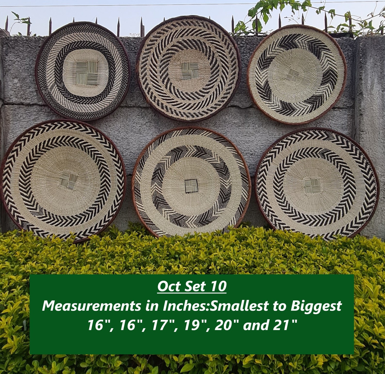 Binga Baskets Variety: Choose From Ten Sets Each Set Has Six - Etsy