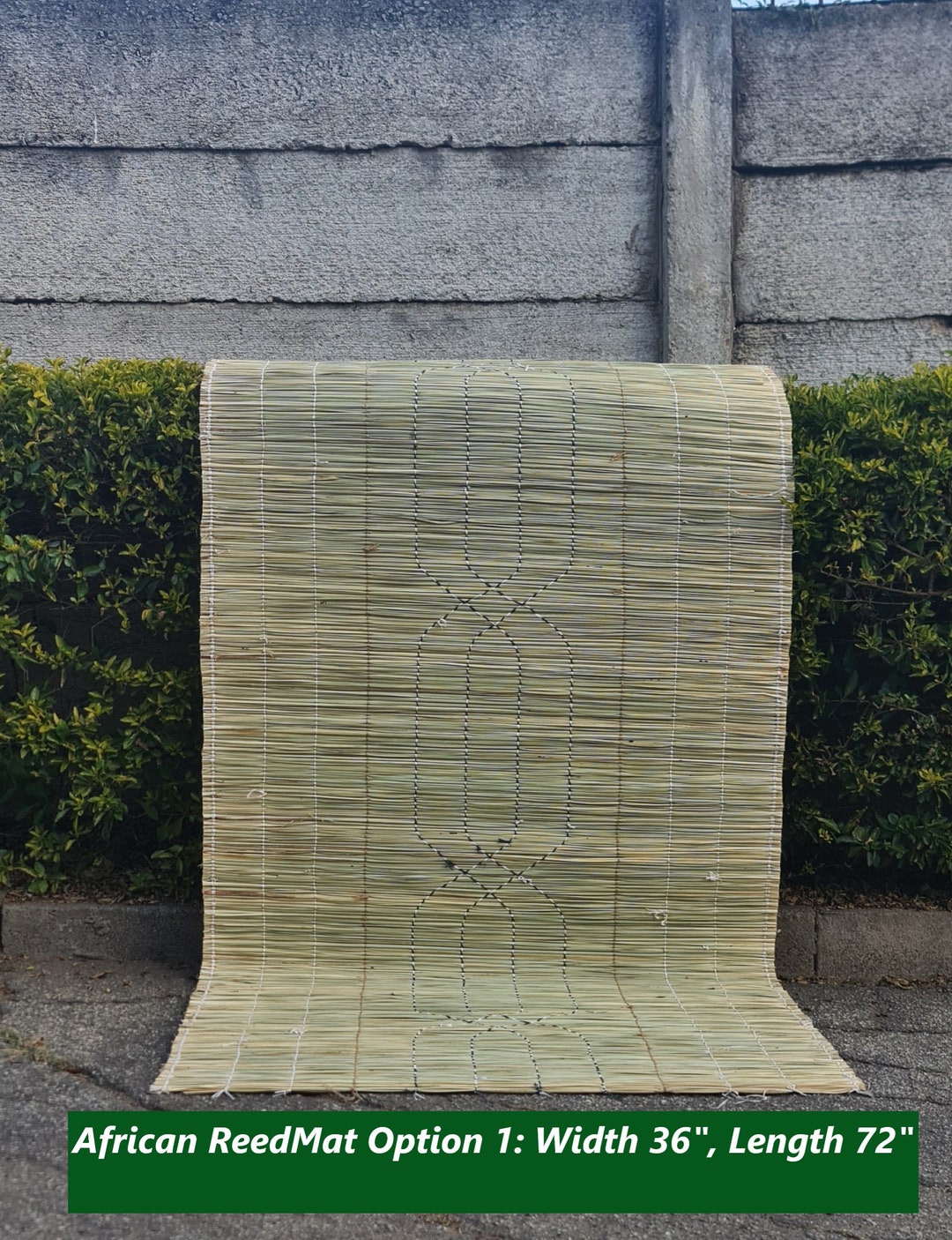 African Reed Mat Handwoven Bamboo Mat for Home Decor Free Shipping - Etsy