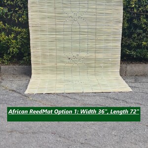 African Reed Mat Handwoven Bamboo Mat for Home Decor Free Shipping - Etsy