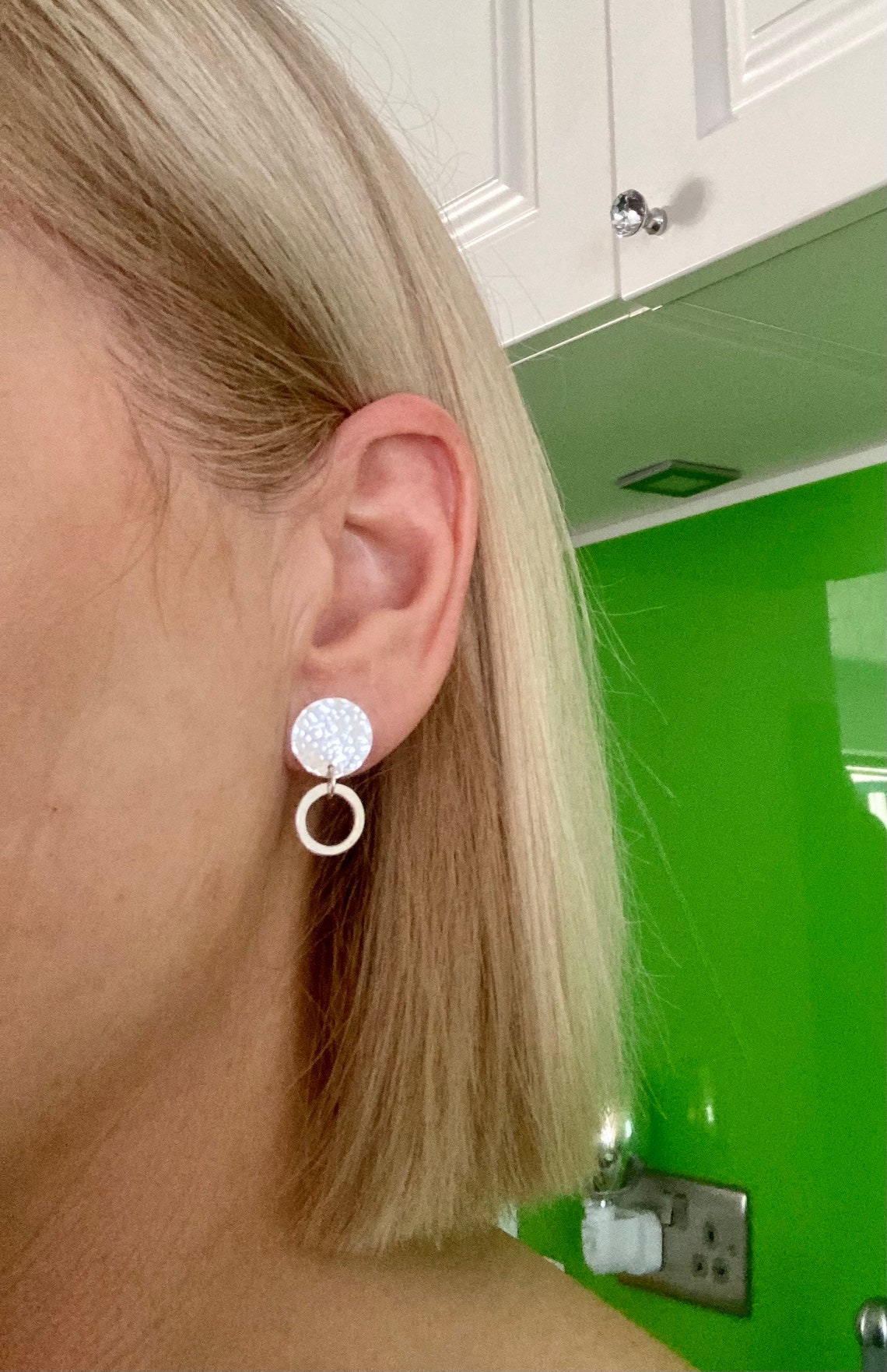 Silver Handmade My Style of Keeping Faith Earrings Perfect - Etsy UK