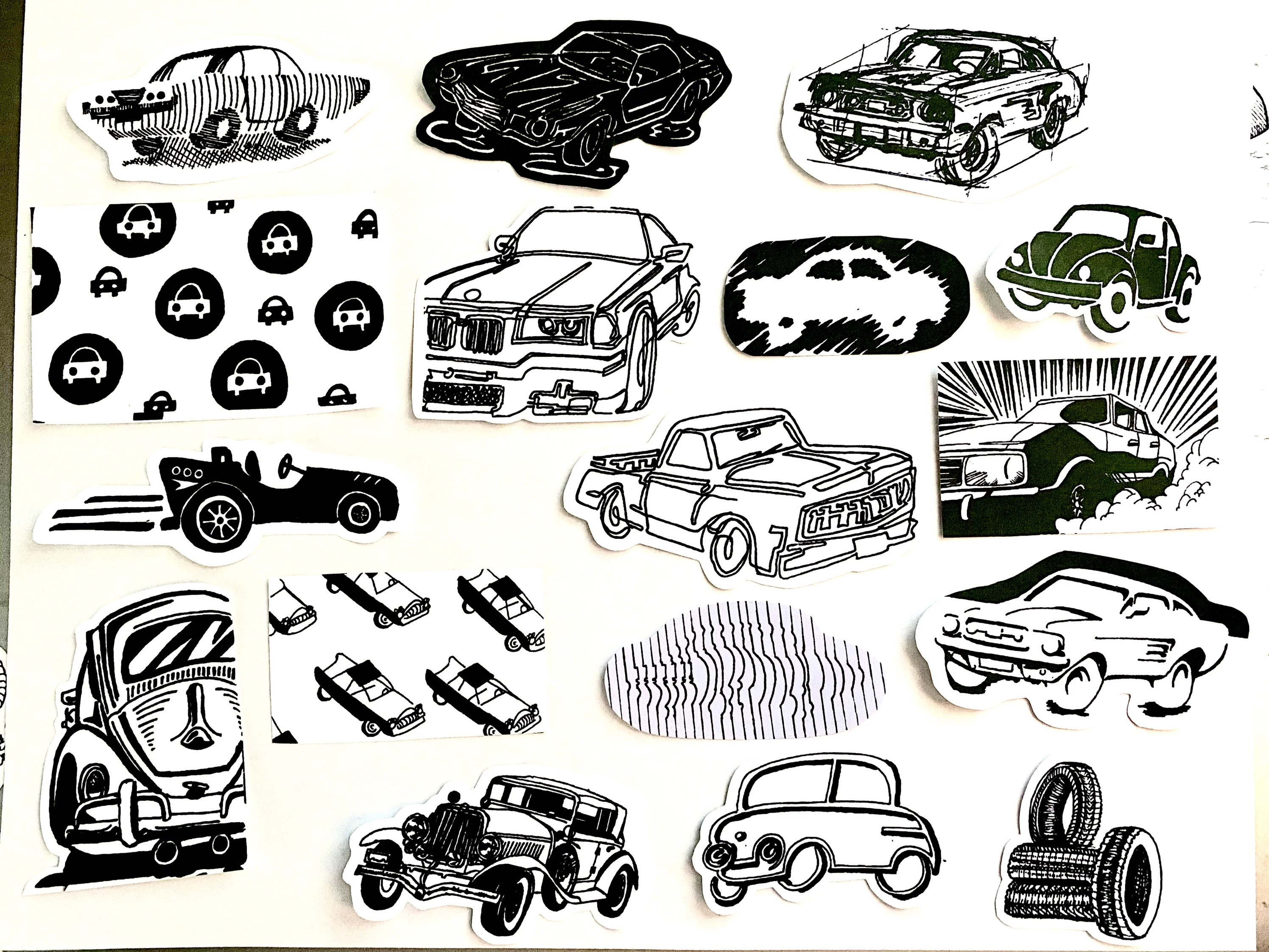 Pegatinas De Diseño De Coches Etsy