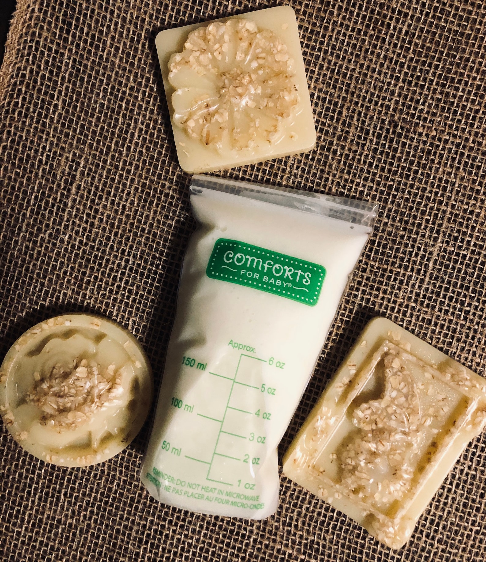 Natural Organic Homemade Human Breast Milk Soap Oatmeal Etsy