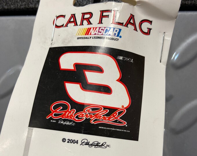 Vintage Nascar Dale Earnhardt Sr. #3 Car/window Flag - Etsy
