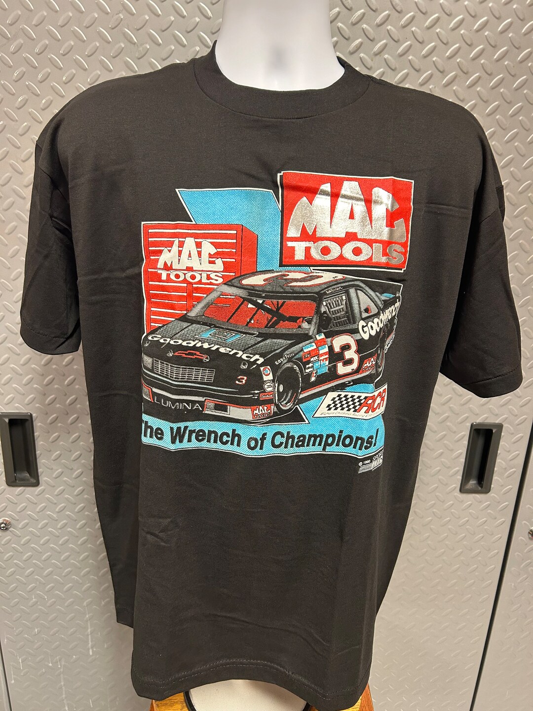 NOS Vintage Nascar Dale Earnhardt Sr./goodwrench-mac Tools 3 Shirt XL ...