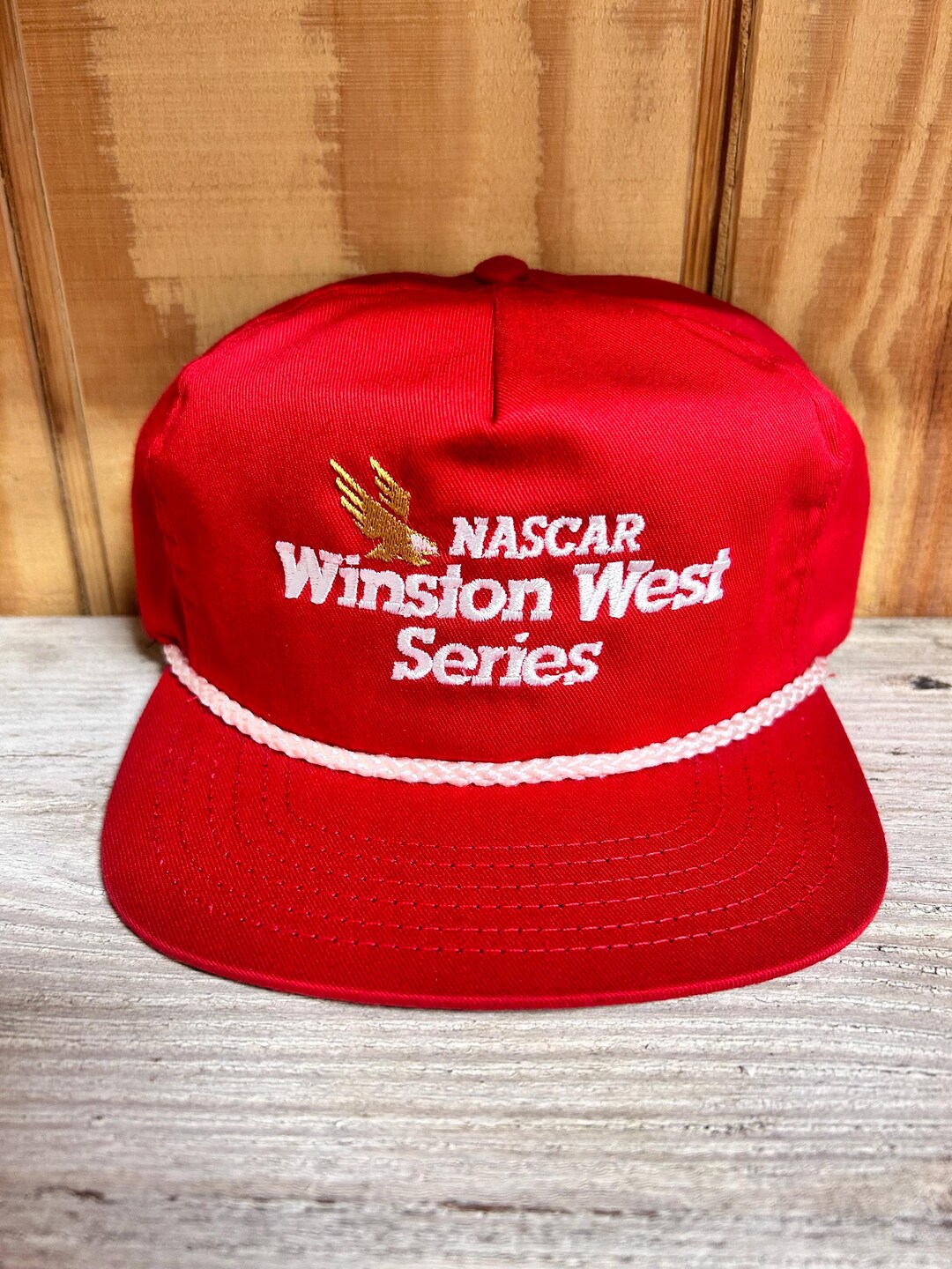 NOS Vintage Nascar Winston West Series Rope Hat (snapback) - Etsy