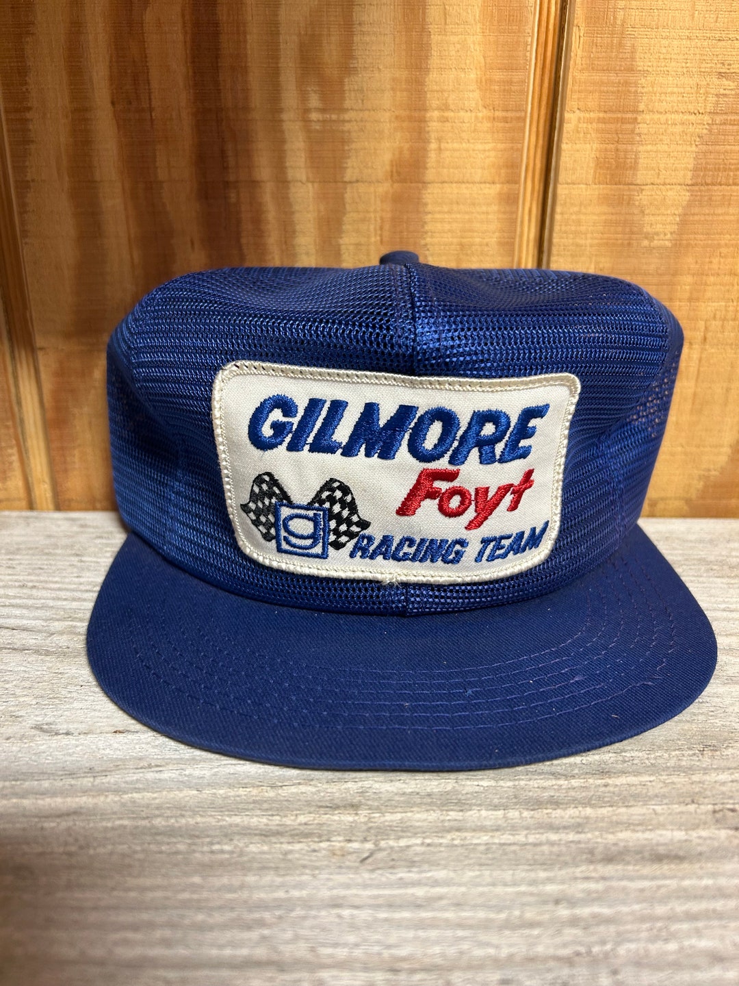 Vintage Indycar AJ Foyt/gilmore Racing Mesh Trucker Hat snapback - Etsy