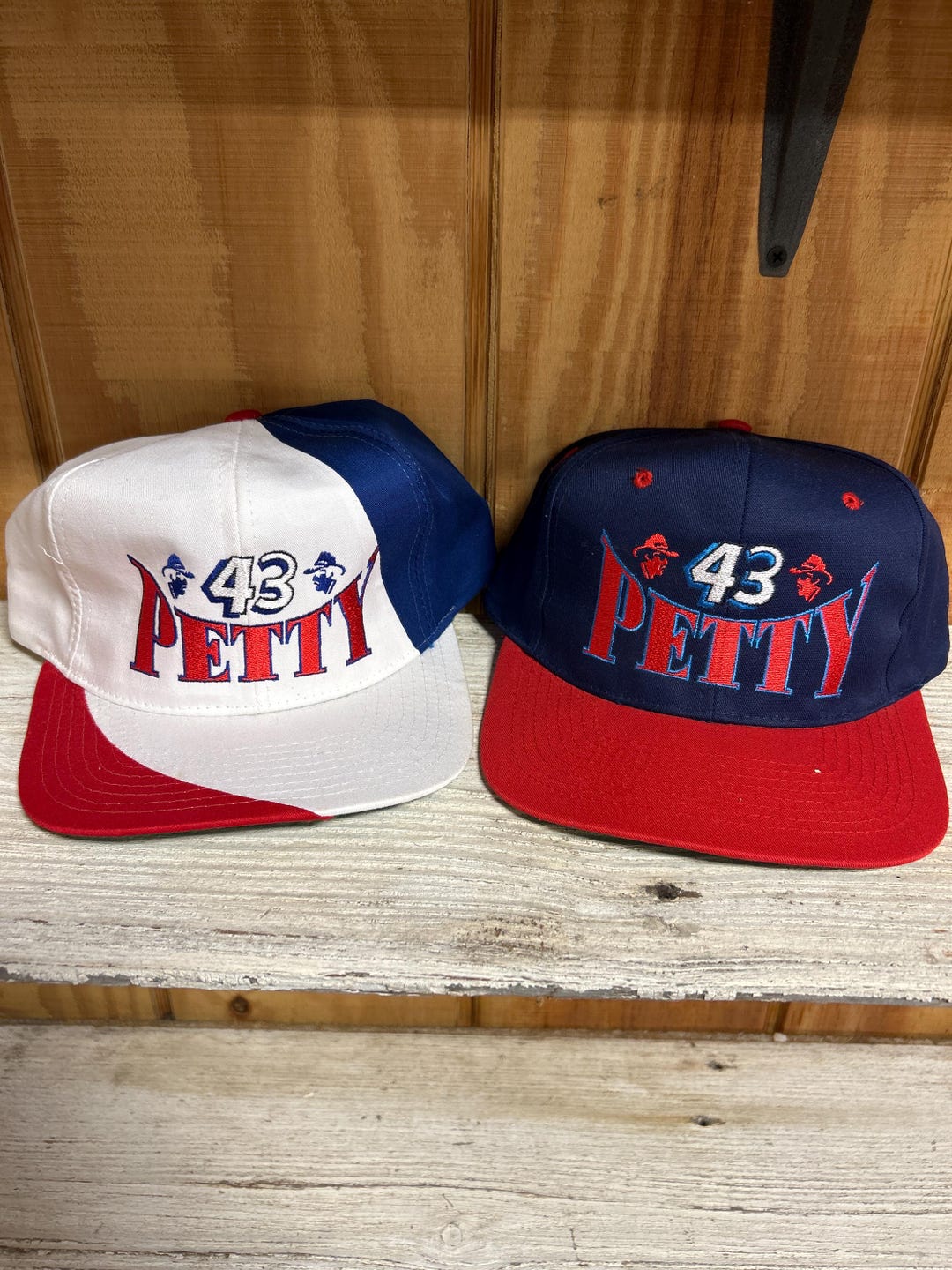 NOS Vintage Nascar Pair of Richard Petty #43 Hats (snapback) - Etsy