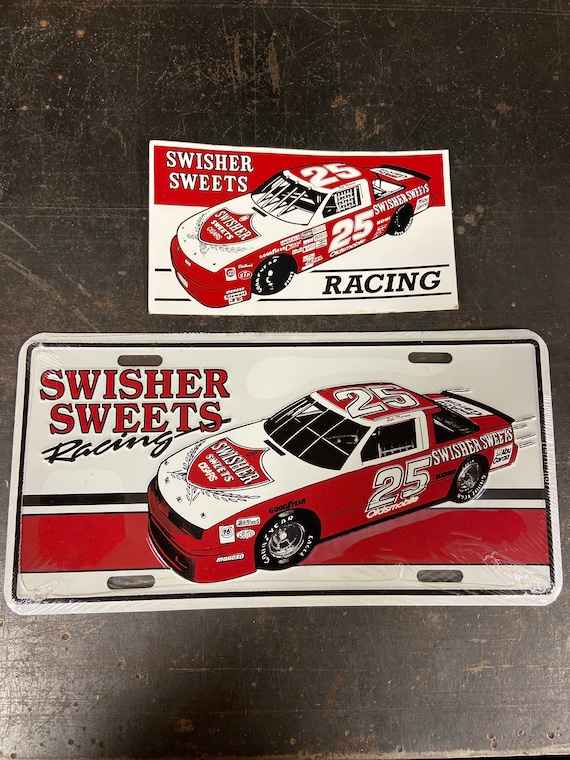 NOS Vintage Nascar Swisher Sweets Racing/rob Moroso 25 License - Etsy