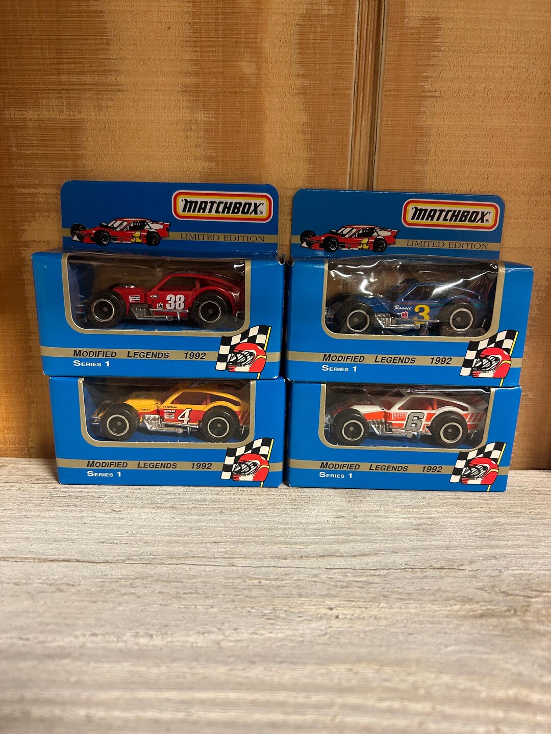 Vintage Nascar Matchbox Modified Legends 1992 Series 1 (set of 4) - Etsy