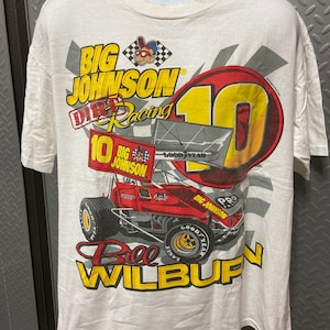 Vintage Sprint Car Billy Wilburn/big Johnson #10 Shirt (XL) - Etsy
