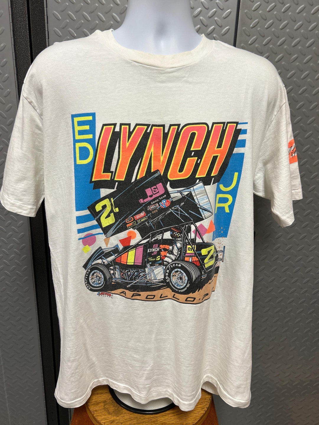 Vintage Sprint Car 1990 Ed Lynch Jr./lynch Racing #2L Shirt (XL) - Etsy