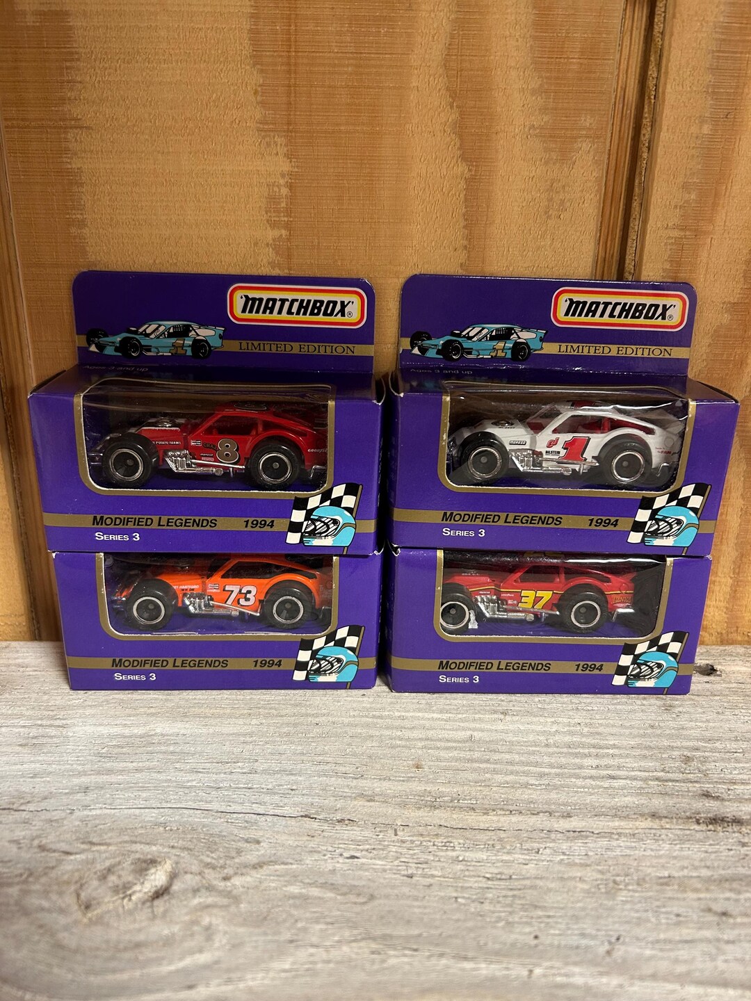 Vintage Nascar Matchbox Modifieds Legends 1994 Series 3 (set of 4) - Etsy