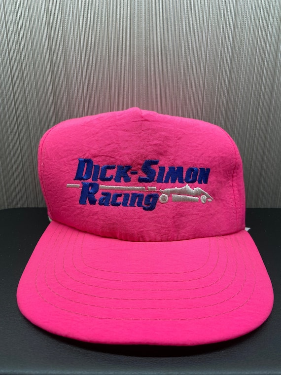 Vintage Indy Car NEON Dick Simon Hat - Gem
