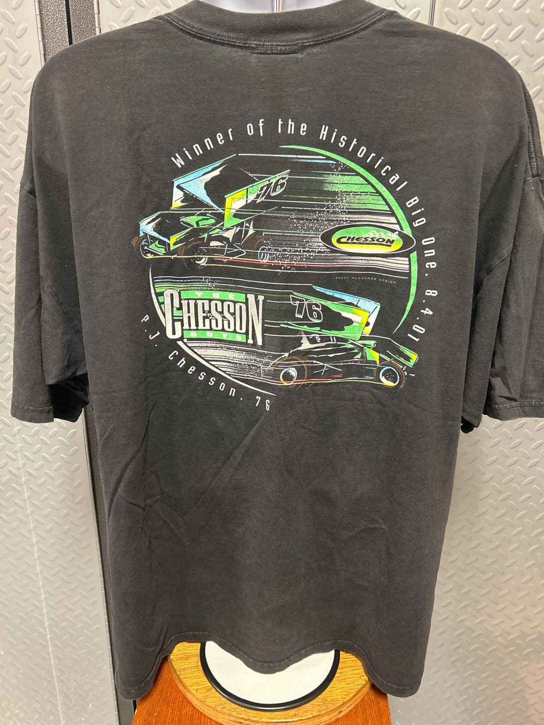 Vintage Sprint Car Chesson Racing/pj Chesson #76 “GOT BALLS” Shirt (2XL ...