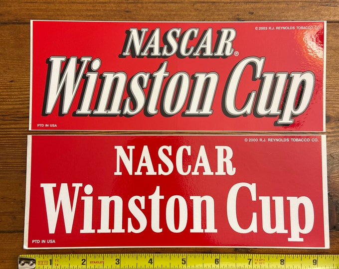 Vintage Nascar Winston Cup Contingency Decals (2000-2003) - Etsy