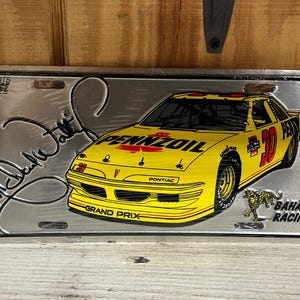 NOS Vintage Nascar Michael Waltrip/pennzoil #30 License Plate - Etsy