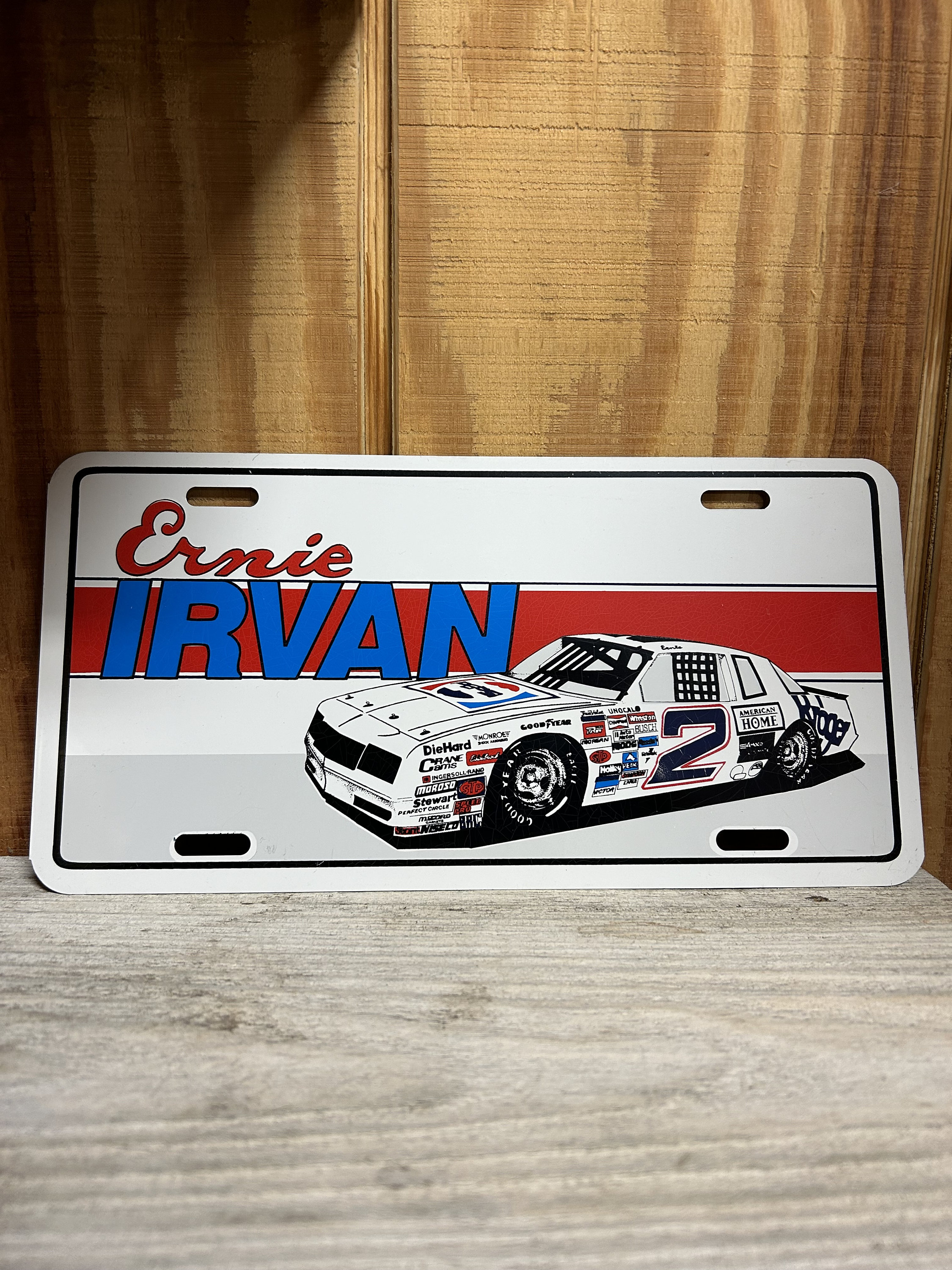 Vintage NASCAR Ernie Irvan/kroger #2 License Plate - Etsy