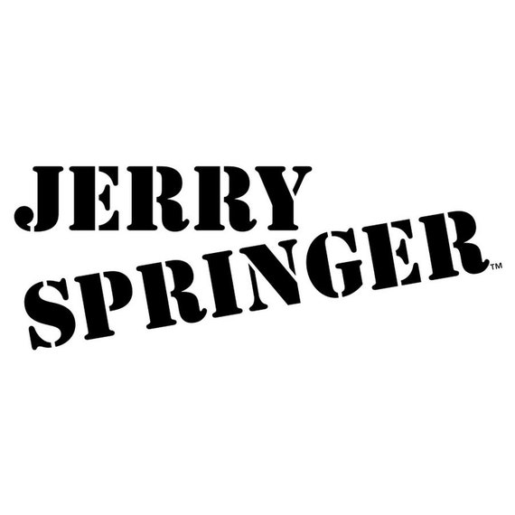 Jerry Springer Title & Portrait SVG Files | Etsy
