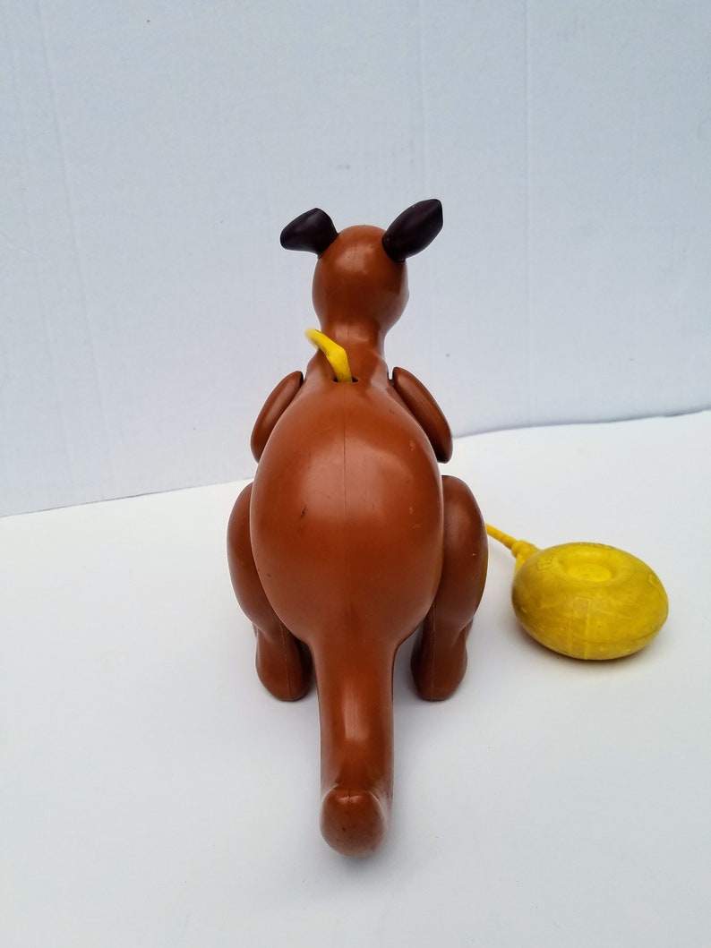 Vintage Fisher Price KATIE KANGAROO 1975 Jumping Toy With Baby Joey ...