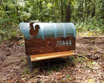 Rustic Mailbox - Etsy