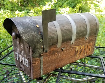 Rustic Mailbox - Etsy