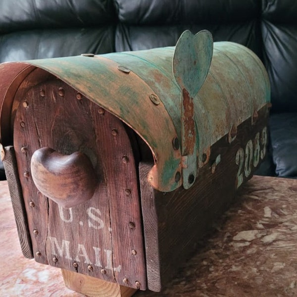 Copper Mailbox - Etsy