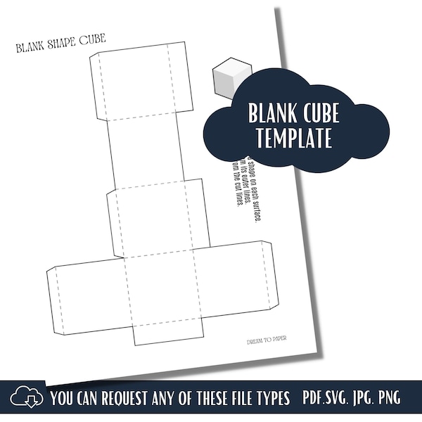 Printable Favor Box - Etsy