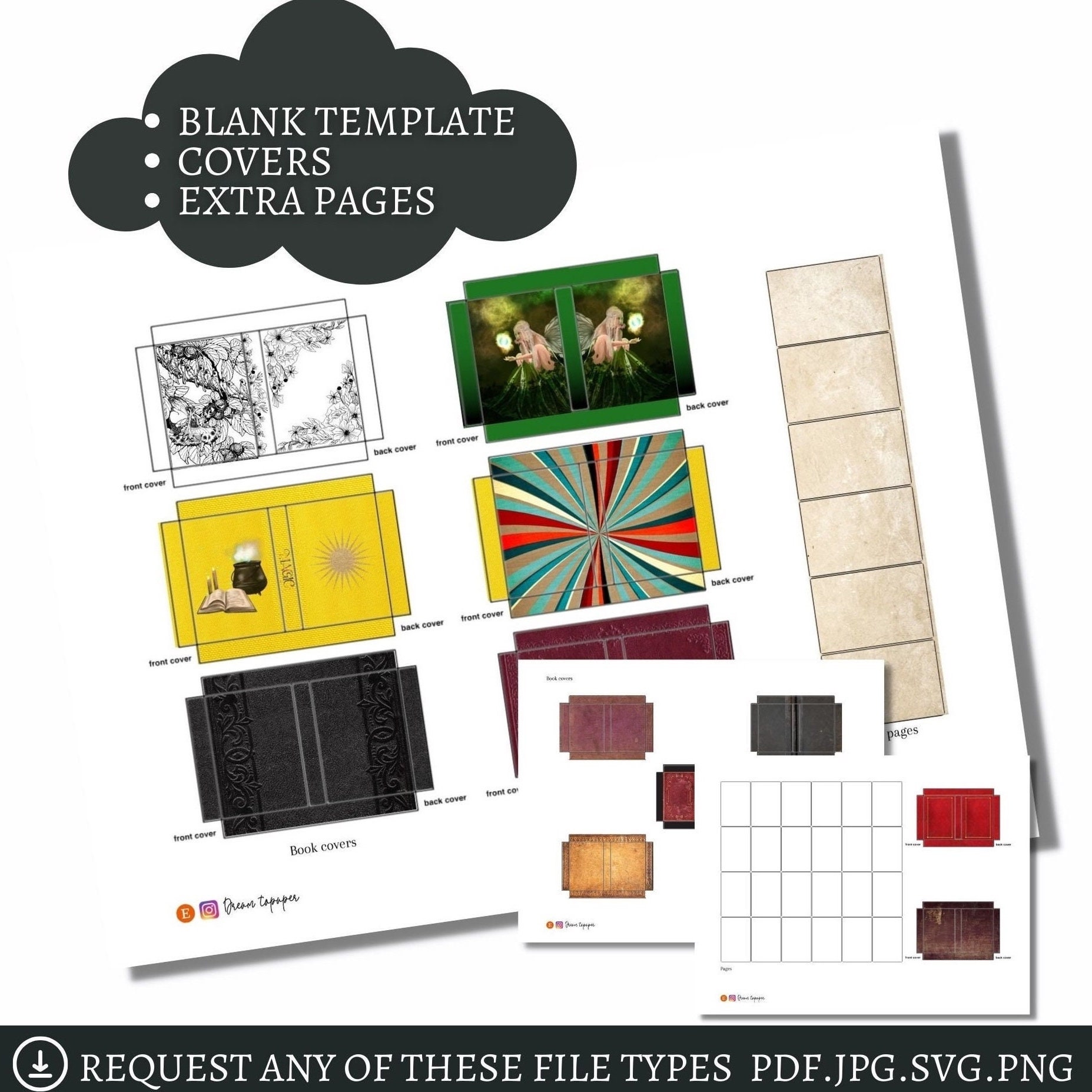 Printable Tiny Book Kit. Miniature Books for Decor. Dollhouse. Reading ...