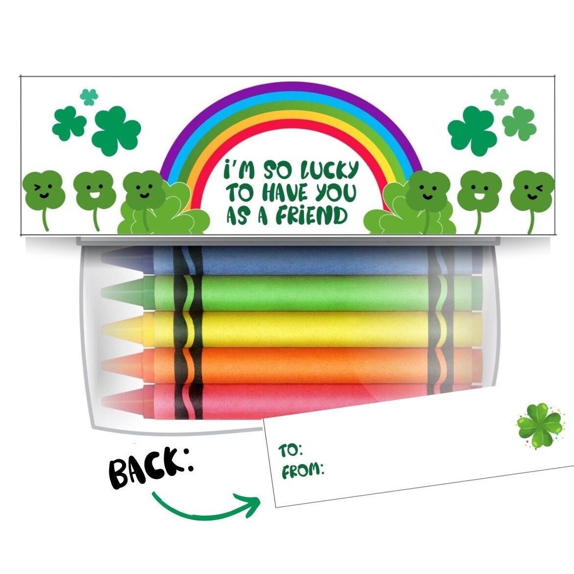 Printable St.patrick Bag Toppers, Cookie Bag, Rainbow, Candy Label ...