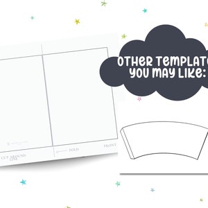 Printable Foldable Blank Gift Tags / PDF / Includes 2 Sizes / for Your ...