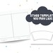 Printable Foldable Blank Gift Tags / PDF / Includes 2 Sizes / for Your ...