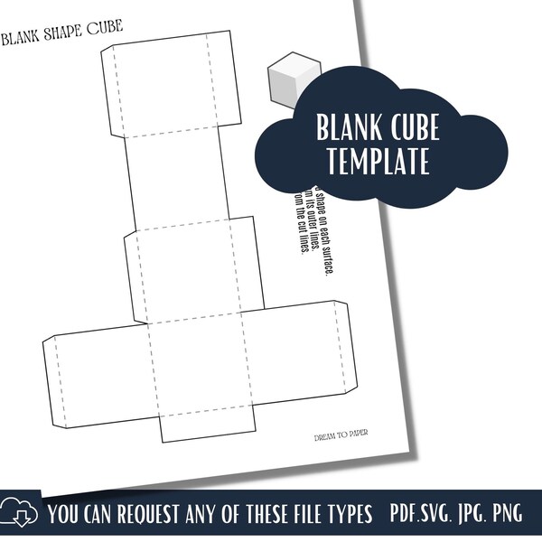 Printable Favor Box - Etsy