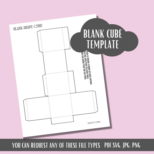 Printable Favor Box - Etsy