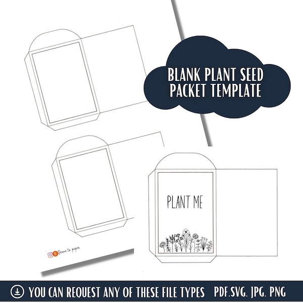 Blank Plant Seeds - Etsy