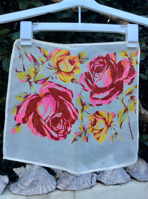 Vintage handmade handkerchief - Gem