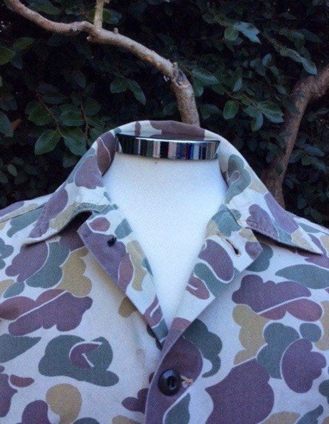 1990s Japanese Camo Shirt Jacket S - Etsy
