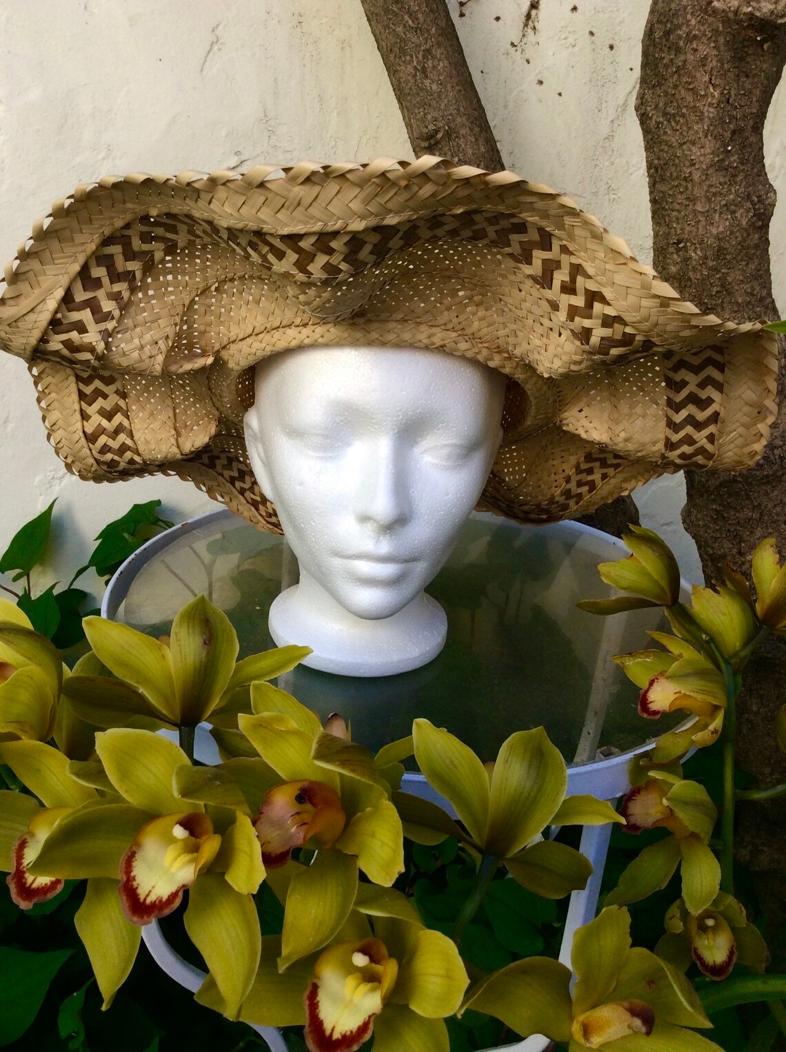 Handmade Bahamas Straw Wavy Brim Summer Hat - Etsy