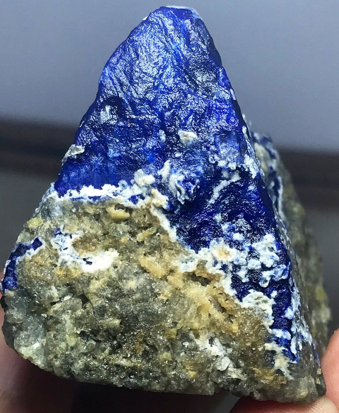 394 CT Blue Lazurite Afghanite Hauyne Crystal Specimen Lazurite ...