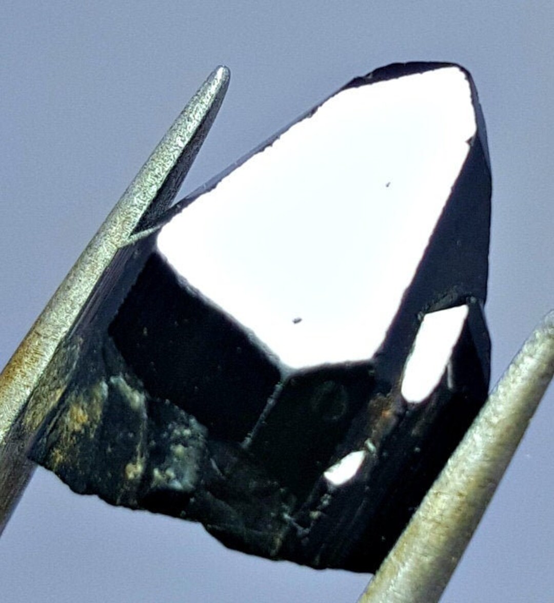 7.0 CT Rare Black Hydrite Crystal | Natural Rough Well-terminated ...