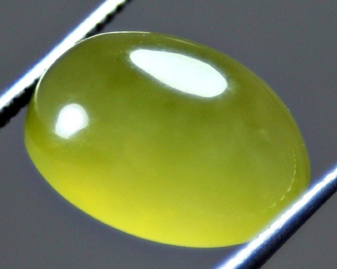 13.0 CT Yellow Solar Hydrogrossular Garnet Oval Cabochon for Rings, Badakhshan Afghanistan - Etsy