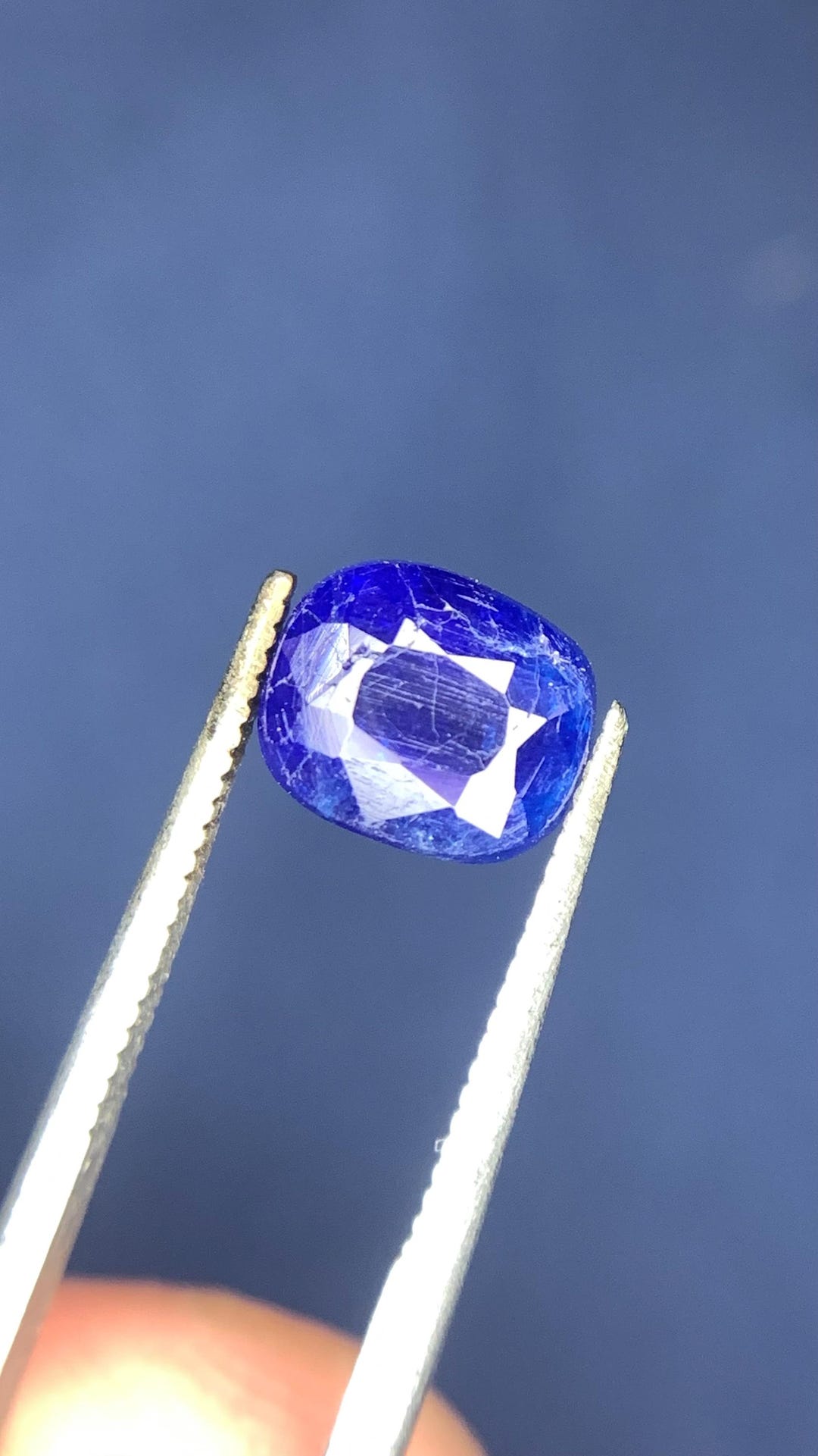 Extremely Rare Natural Blue HAUYNE Cut Gemstone Badakhshan 1.45 Carat ...