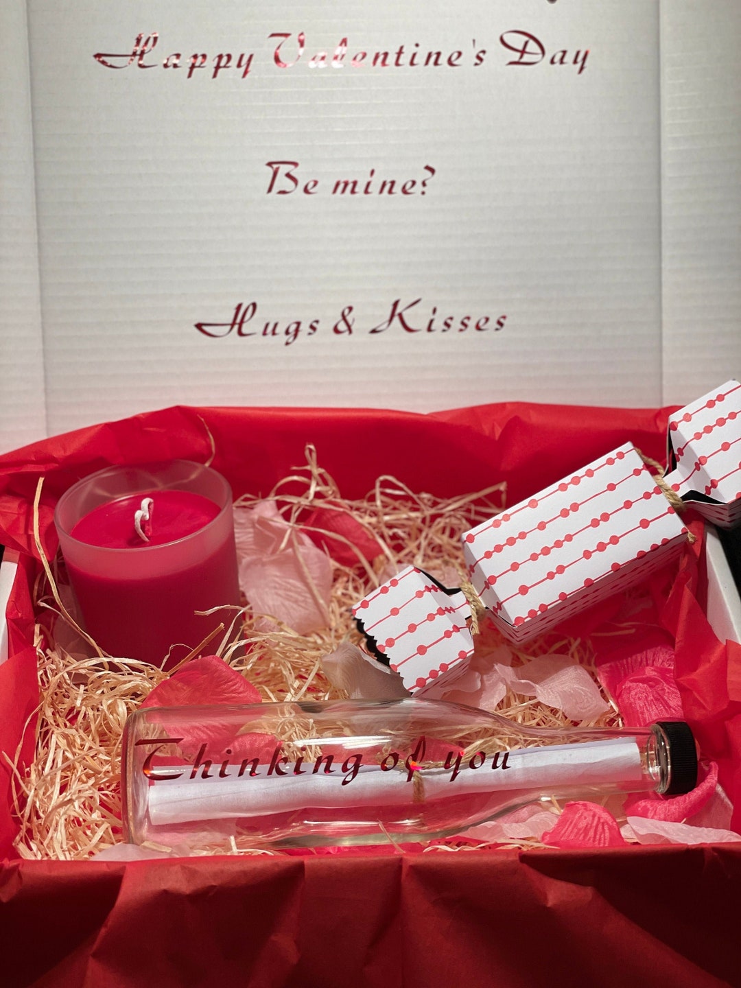 Variety of Personalised Red Gift Sets - Etsy